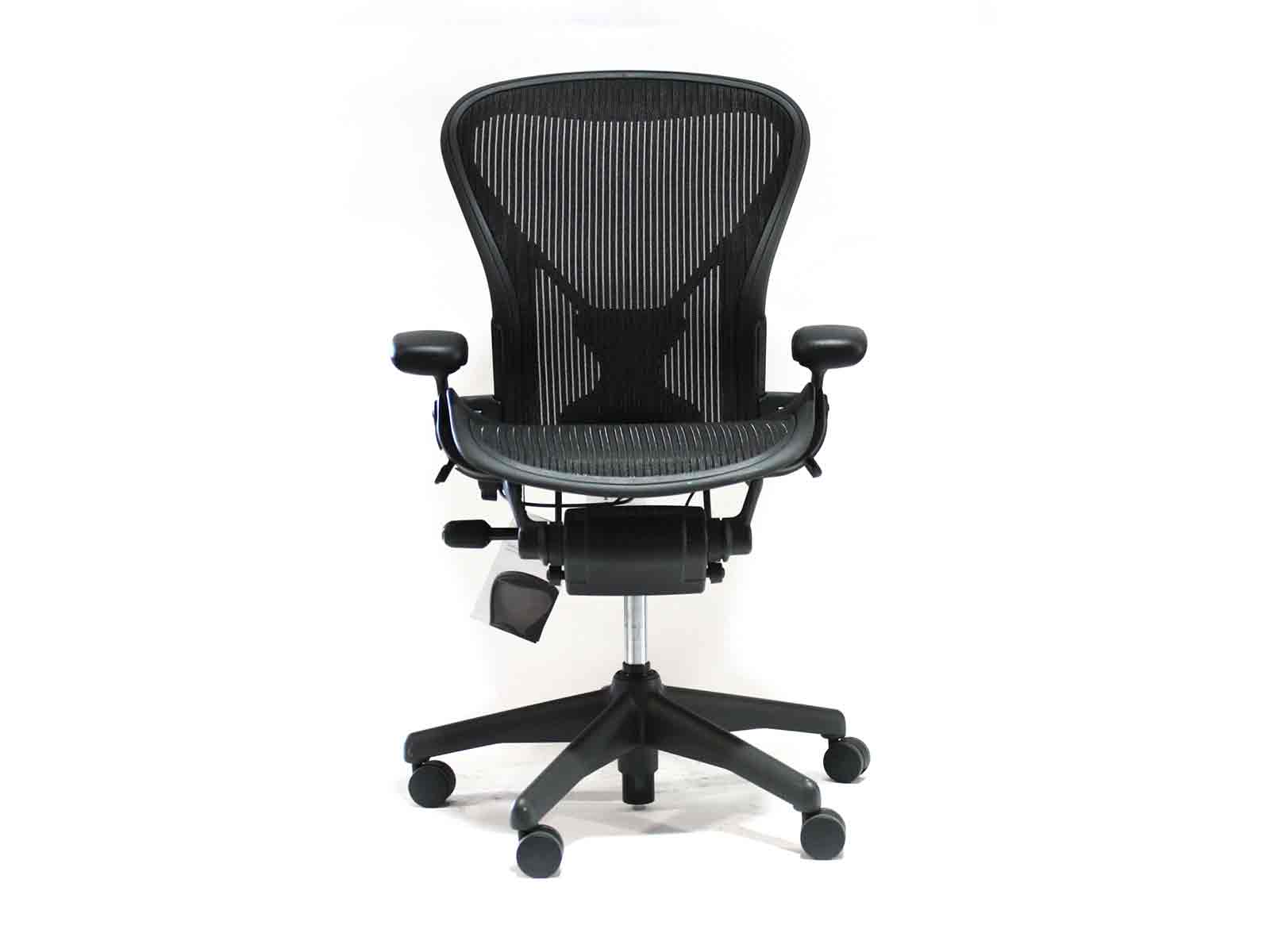 Herman Miller Aeron Chair Orlando Fl Black Refurbished Kul